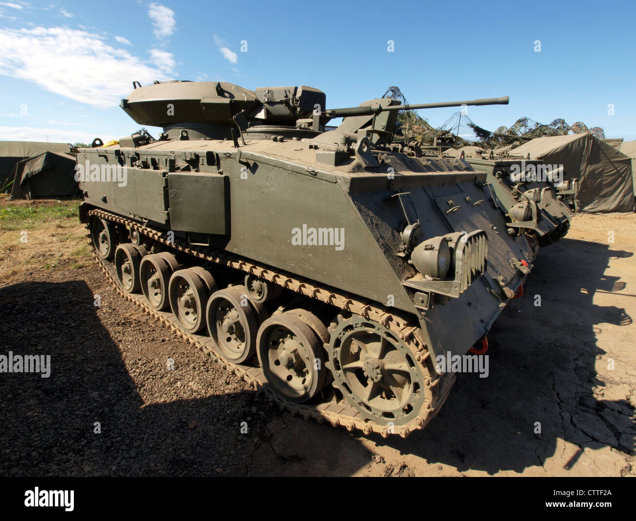 The FV432-Rarden is a British armored personnel carrier fitted with a ...