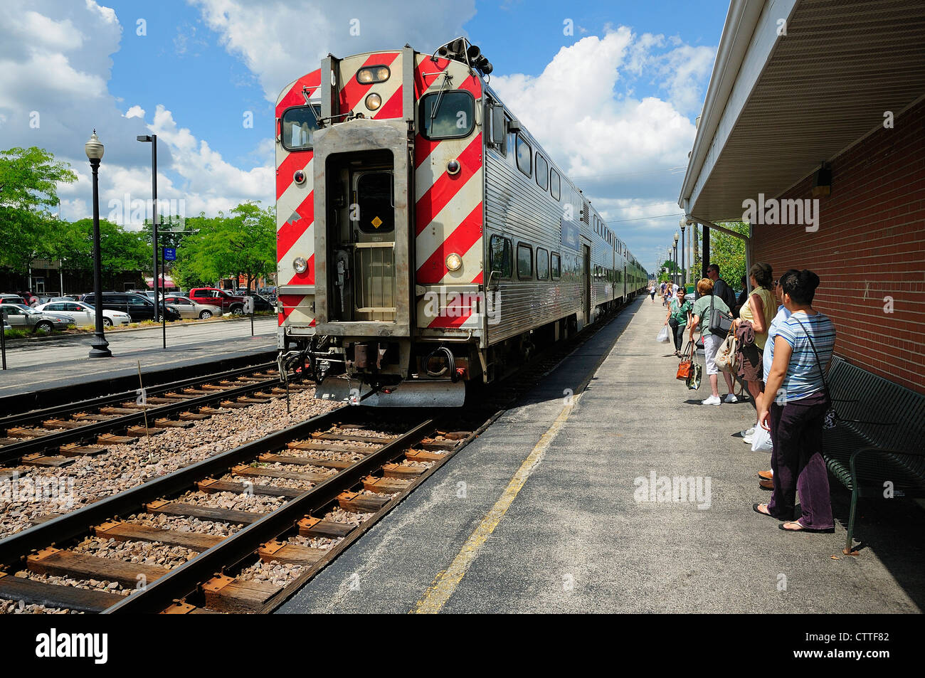 Inbound train hi-res stock photography and images - Alamy