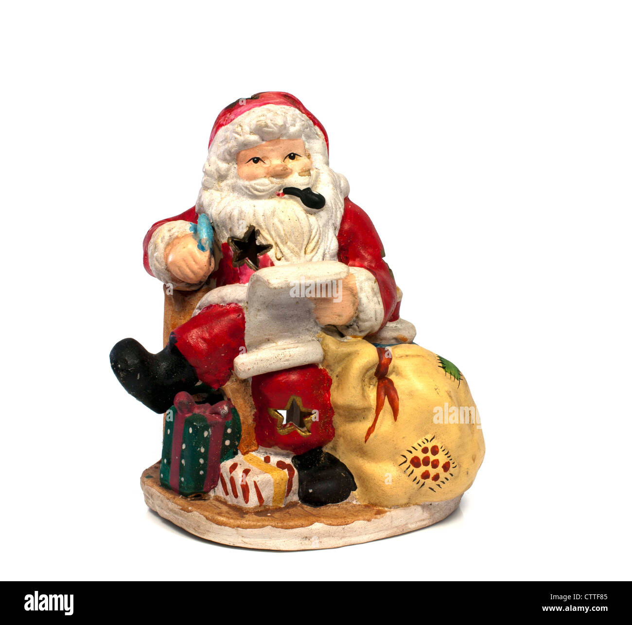 Father christmas face hi-res stock photography and images - Alamy