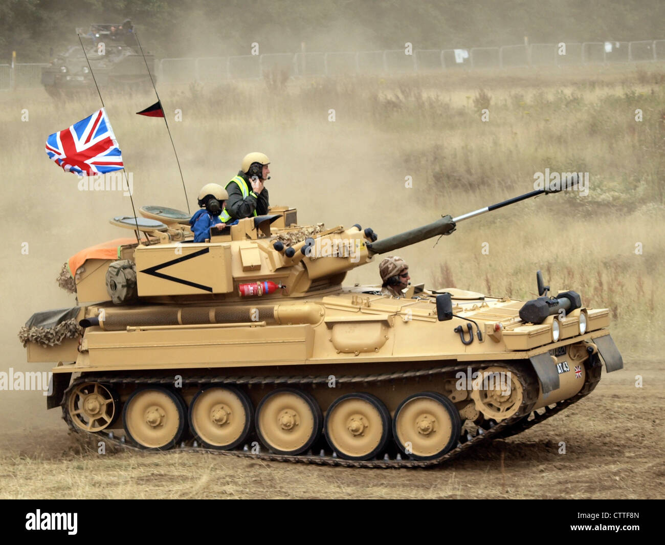 The FV107 Scimitar is an armored reconnaissance vehicle used by the ...