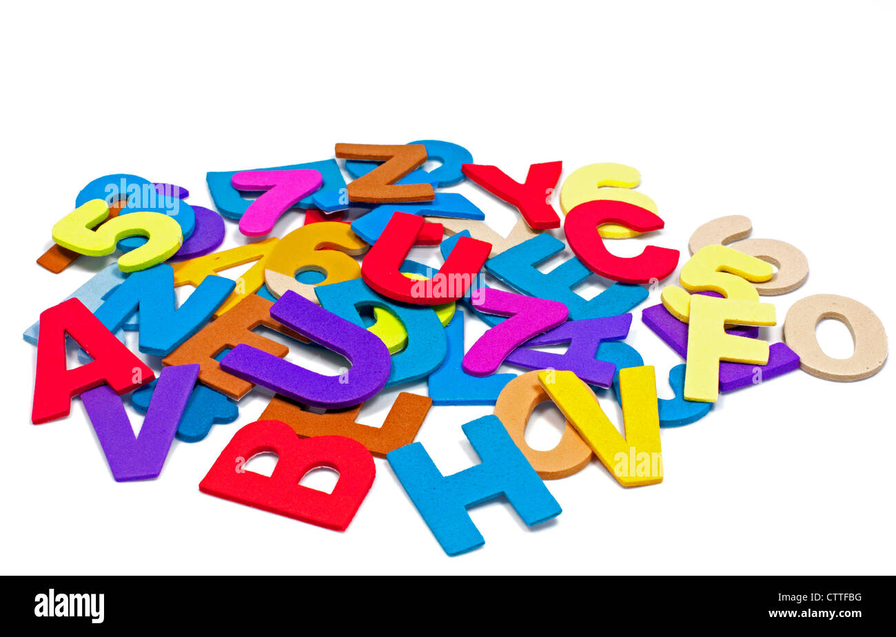 School numbers and letters hi-res stock photography and images - Alamy