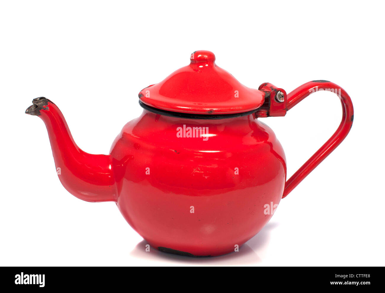 Metal shiny teapot hi-res stock photography and images - Alamy