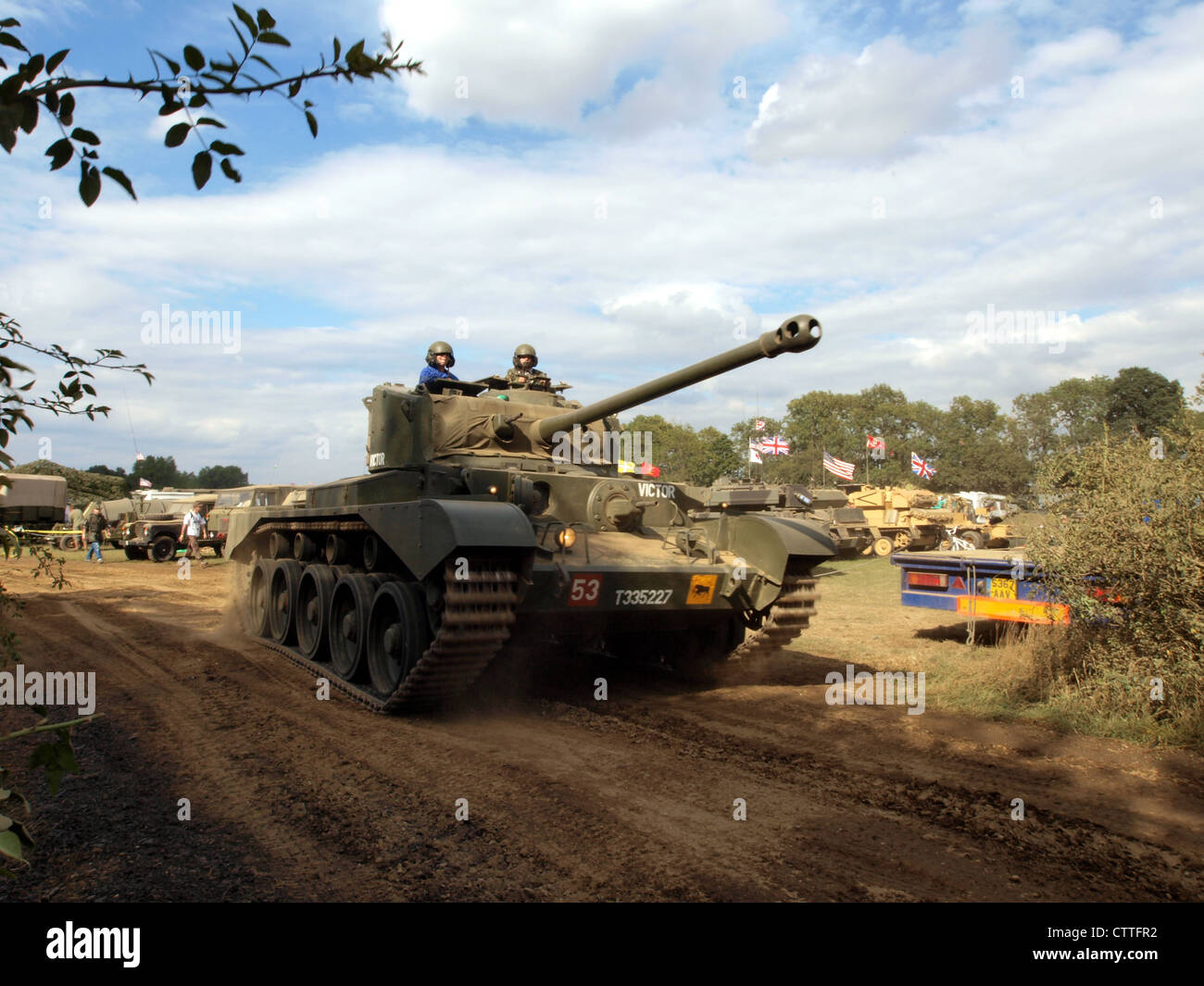 The Comet tank 'Victor' (T335227) is a British armored vehicle used ...