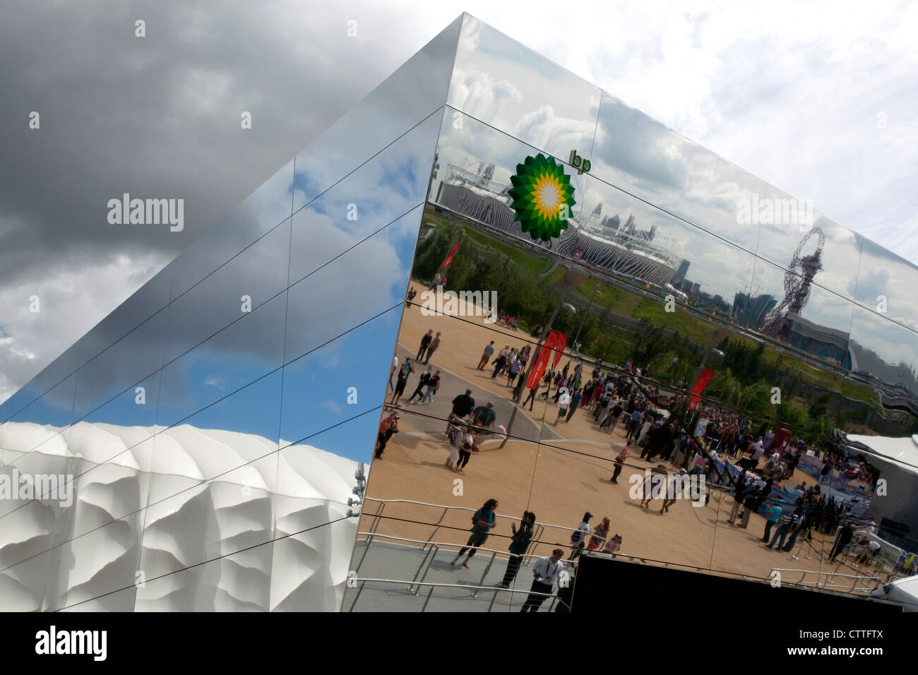 BP pavilion at Olympic Park, London Stock Photo - Alamy