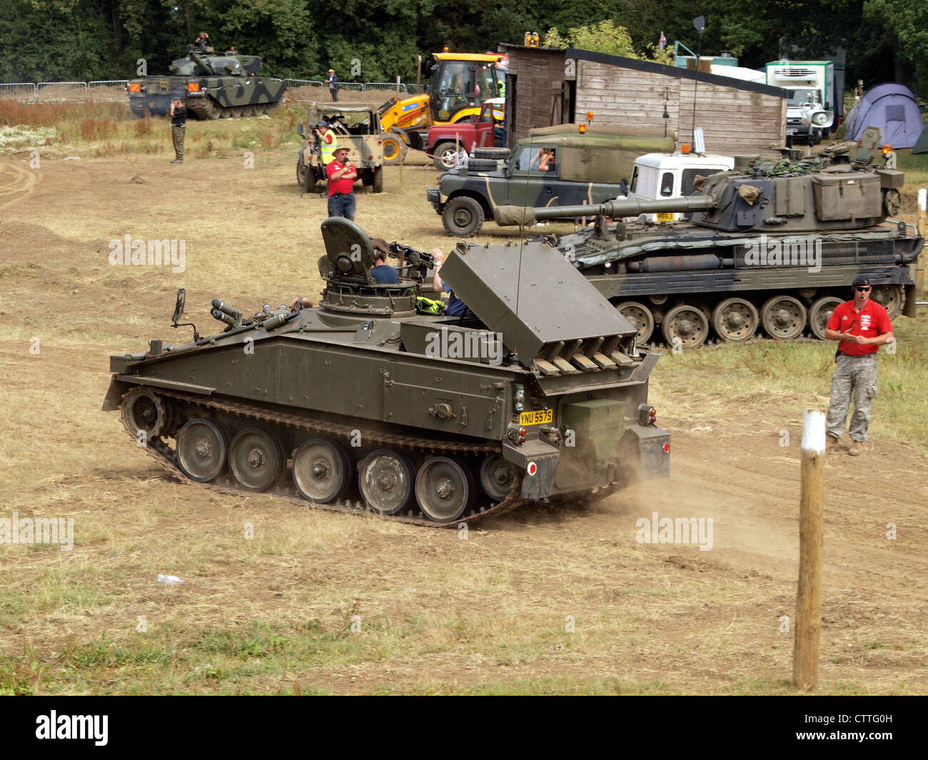 The Alvis FV102 Striker, owned by Malcolm McMillan, is a British ...