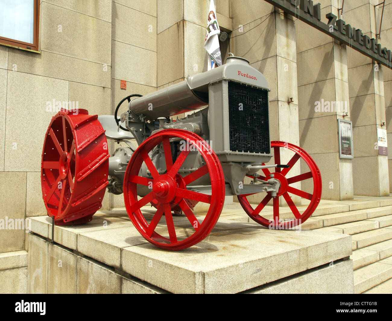 The Fordson tractor, displayed at the National Museum of Agriculture in ...