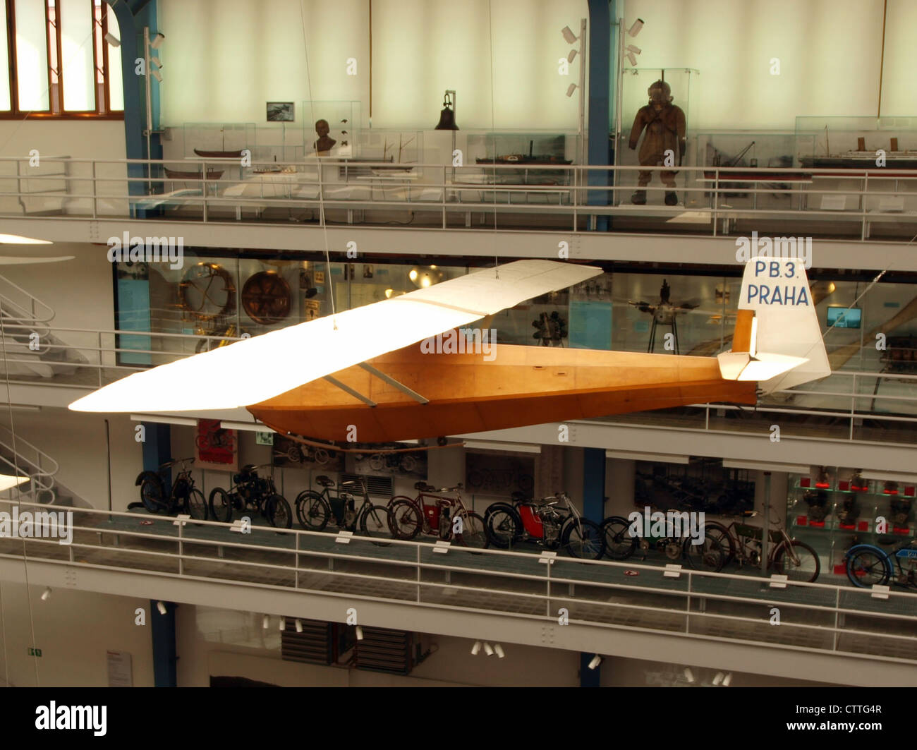 The PB.3 PRAHA is a glider exhibited at the National Technical Museum ...