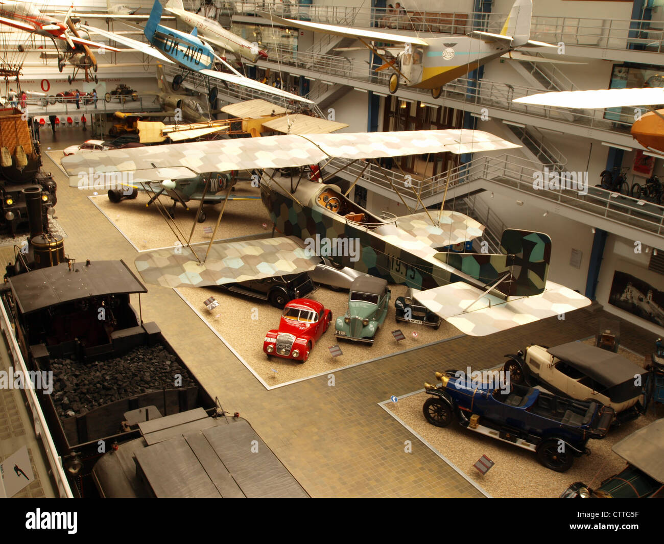 The Knoller C II N is a historical aircraft displayed at the National ...