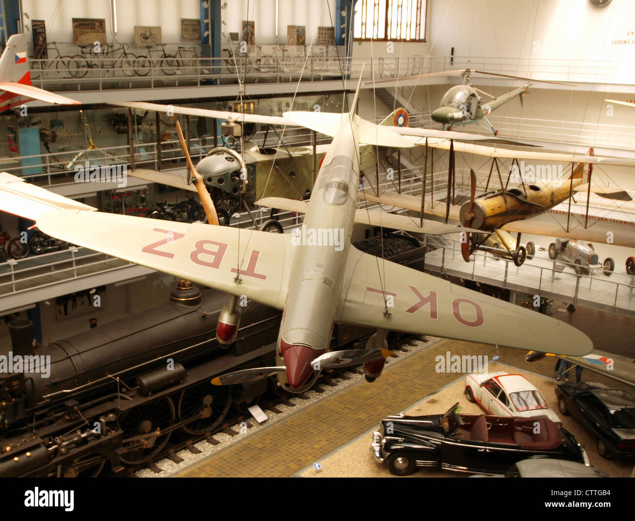 The 1937 Zlin Z-XIII, with the registration OK-TBZ, is a historic ...