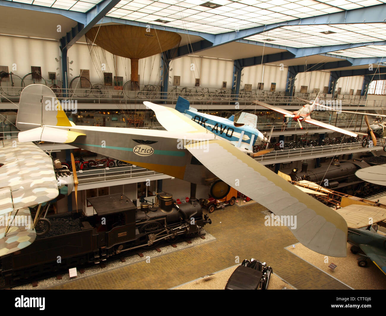 The 1929 Etrich E. VIII Taube Limousine, a historic aircraft, is on ...