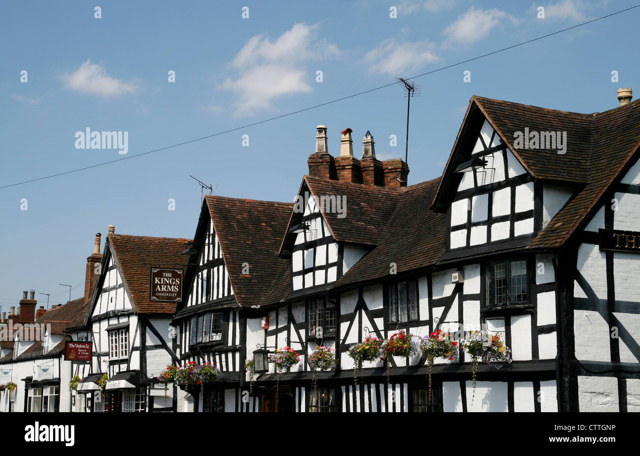 Ombersley village worcestershire england uk hi-res stock photography ...