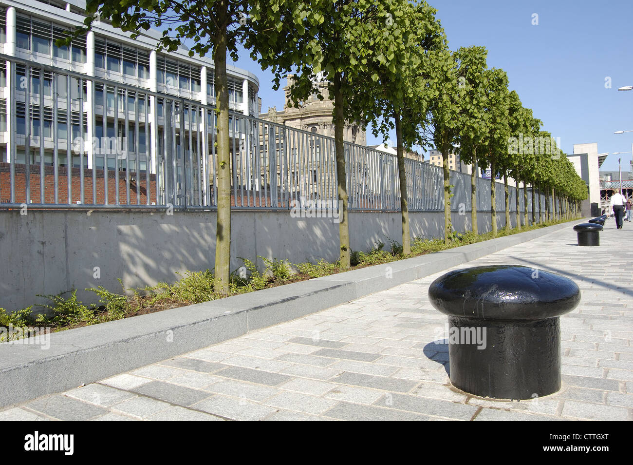 Waterfront promenade at Atlantic Quay in Glasgow, Scotland Stock Photo ...