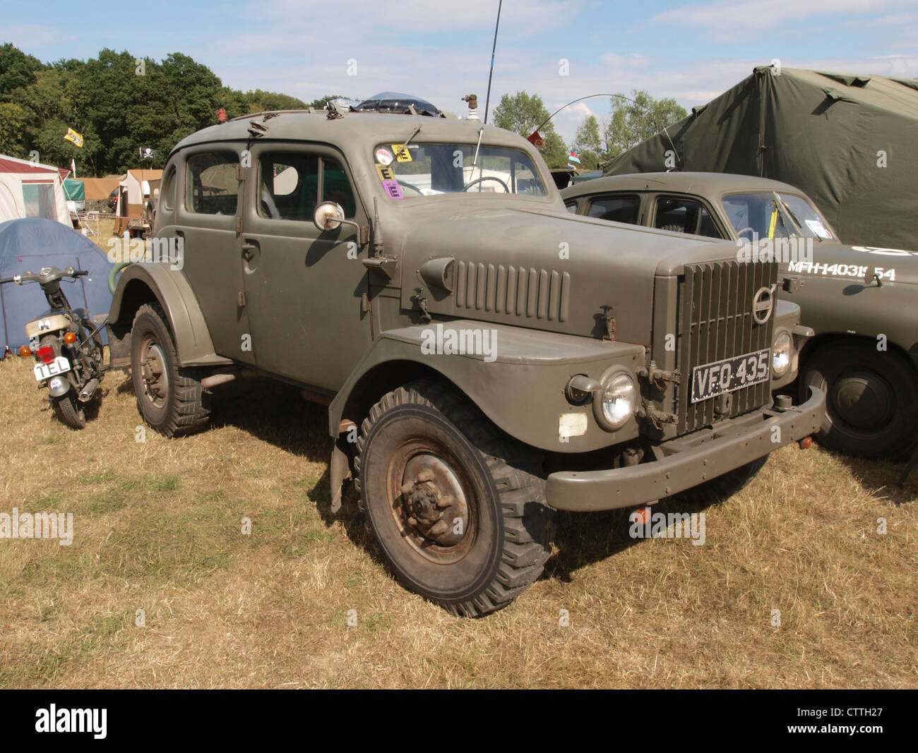The 1954 Volvo Sugga Command Car, owned by Martin Heath, is a military ...