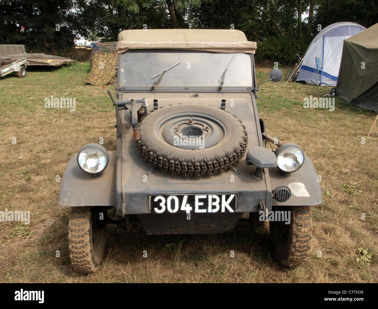 The Volkswagen Kübelwagen Kfz. K1 is a German military vehicle from ...