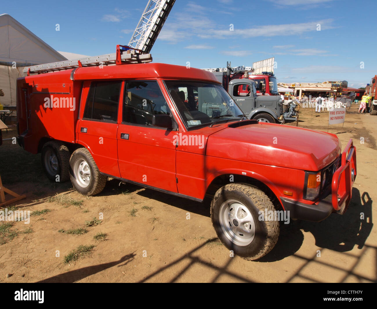 The Range Rover-Carmichael fire tender is a modified fire truck used by ...