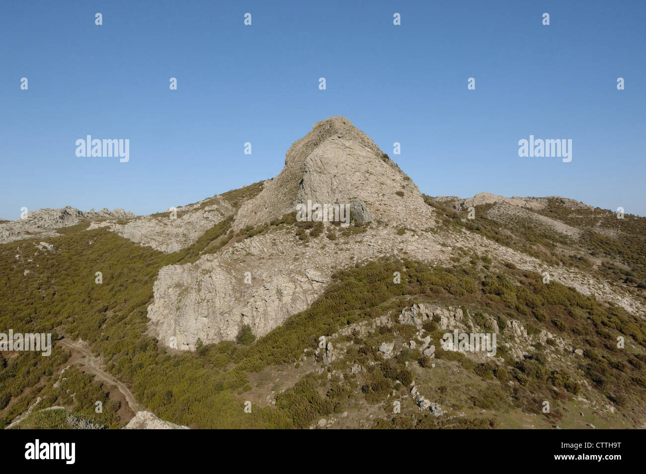 a view of the massif of Montiferru, Sardinia, Italy Stock Photo - Alamy