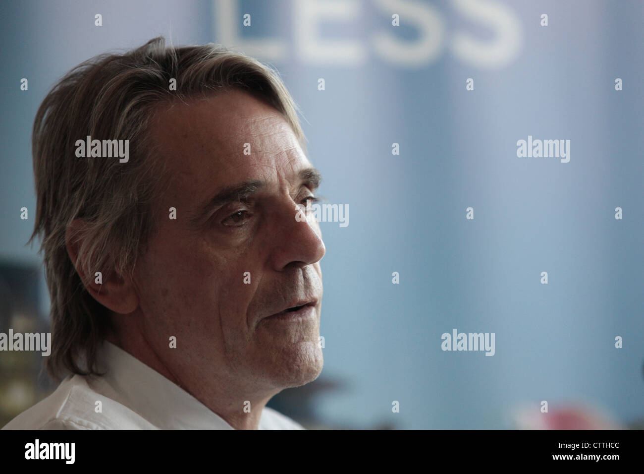 An English actor Jeremy Irons Stock Photo - Alamy