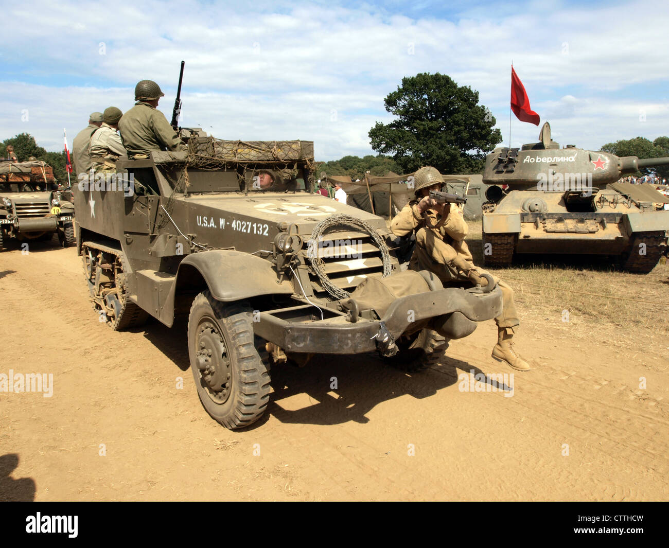 White halftrack hi-res stock photography and images - Alamy