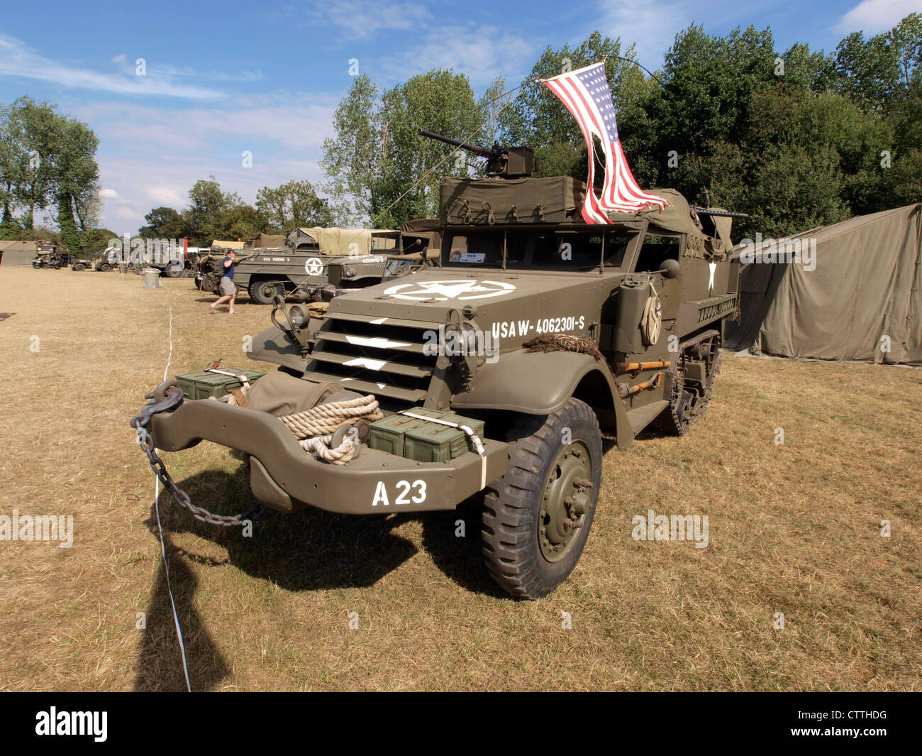White halftrack hi-res stock photography and images - Alamy