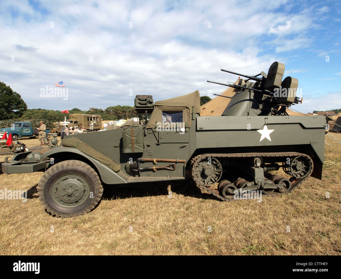 White halftrack hi-res stock photography and images - Alamy