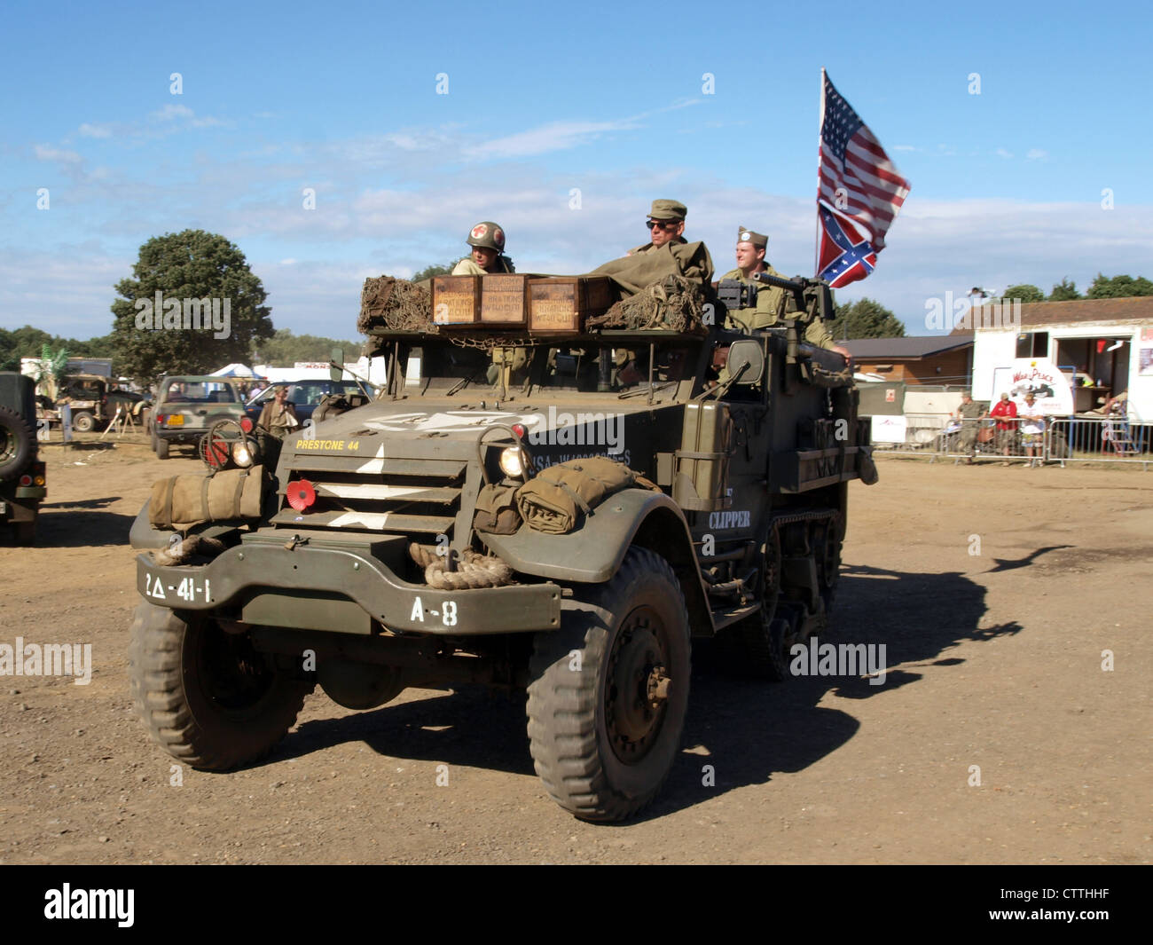 White halftrack hi-res stock photography and images - Alamy