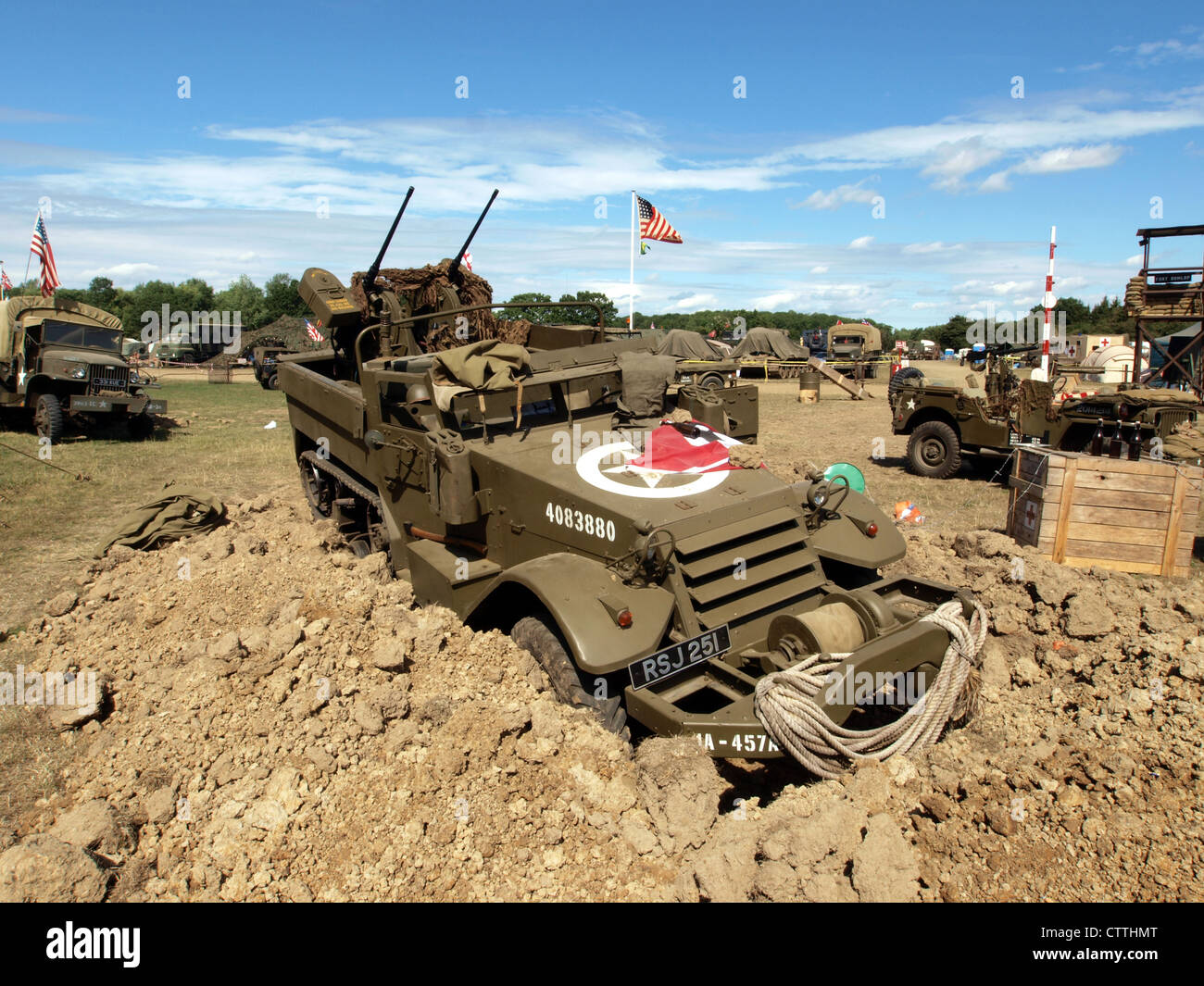 White halftrack hi-res stock photography and images - Alamy