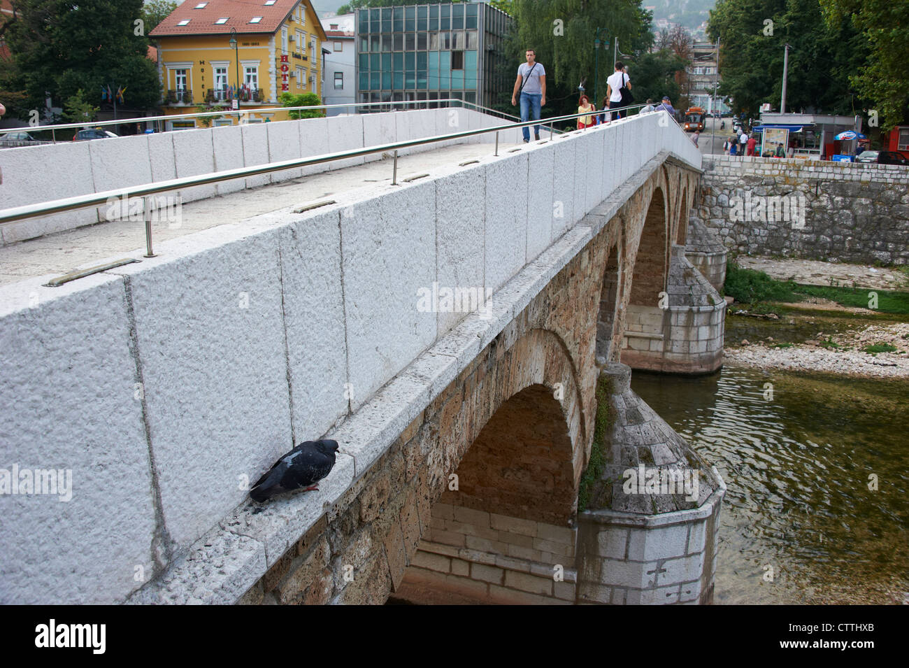 the Latin bridge, Sarajevo, where Serb nationalist Gavrilo Princip ...