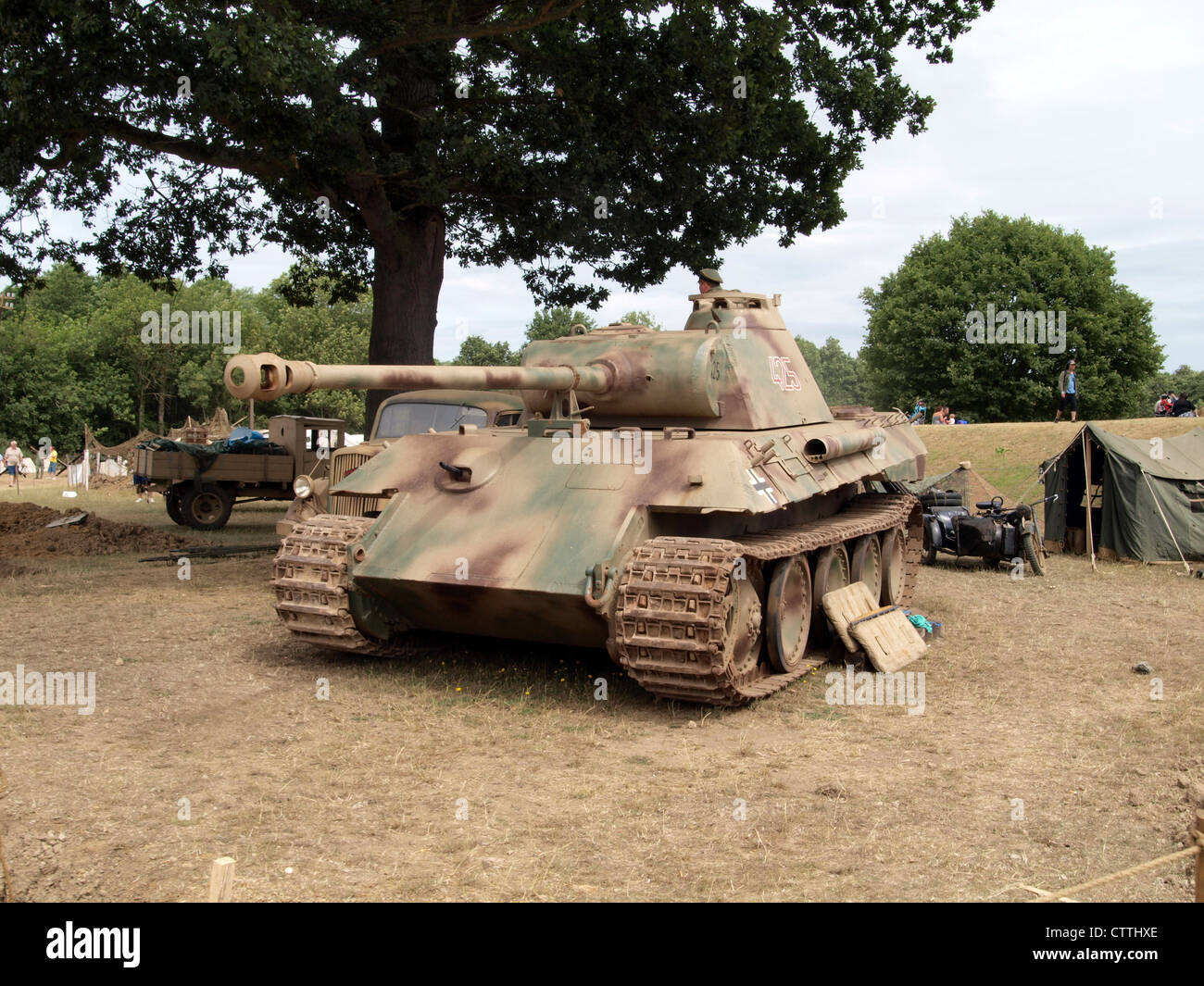 The Panzer V, known as the Panther tank, was a German medium tank used ...