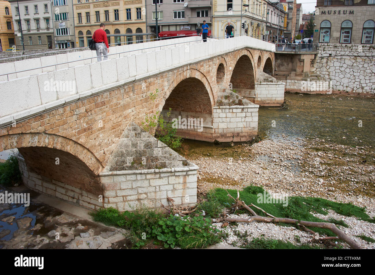 the Latin bridge, Sarajevo, where Serb nationalist Gavrilo Princip ...