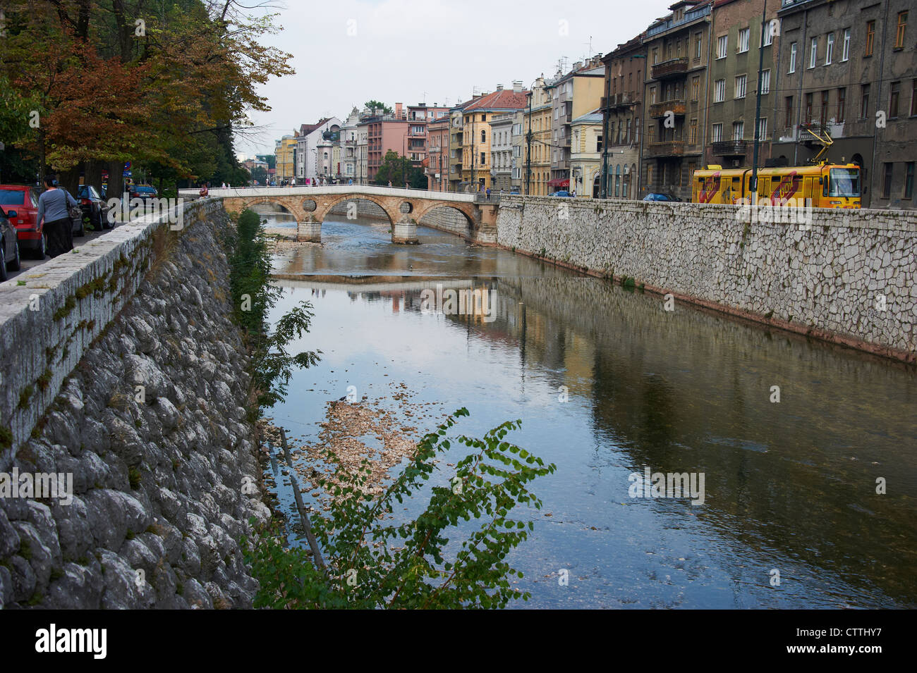 the Latin bridge, Sarajevo, where Serb nationalist Gavrilo Princip ...
