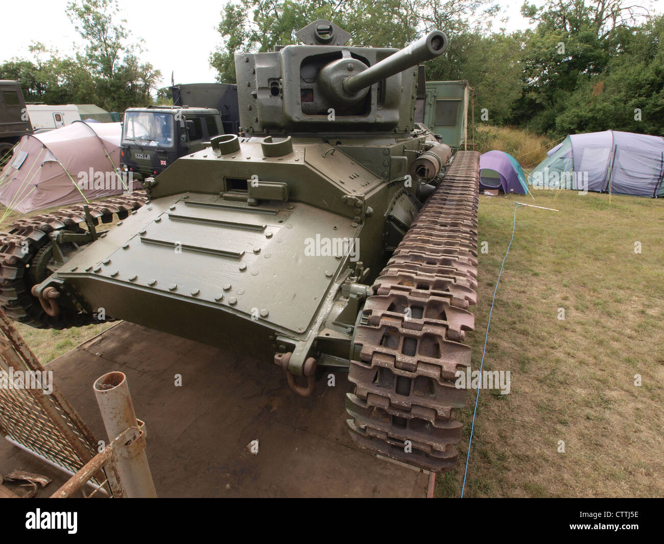 The Valentine Mk V is a British infantry tank used during World War II ...