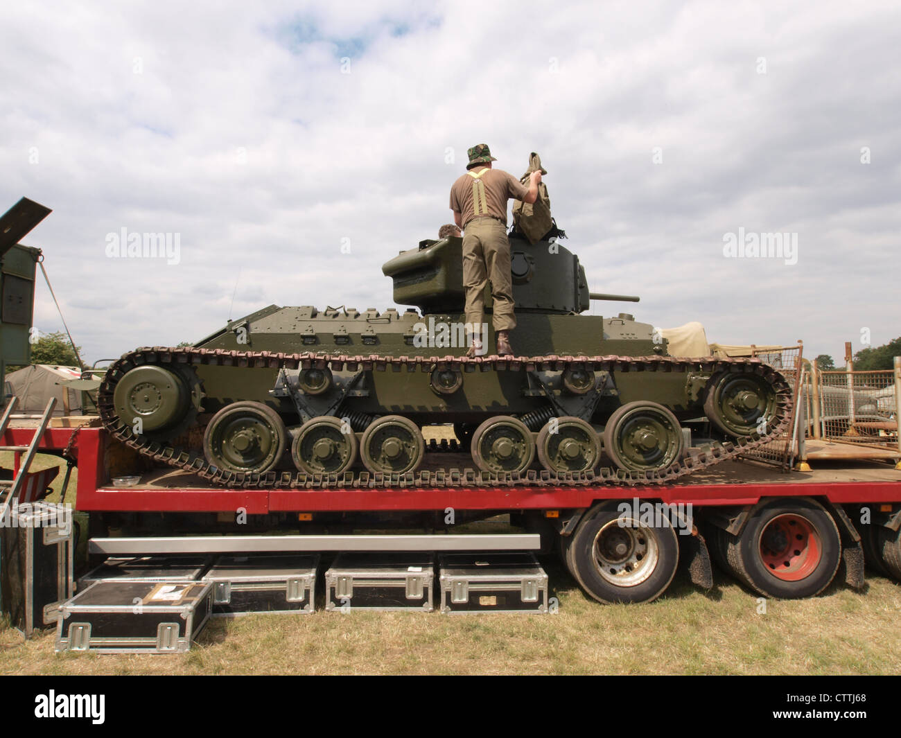 Valentine Mk V (1942 Stock Photo - Alamy