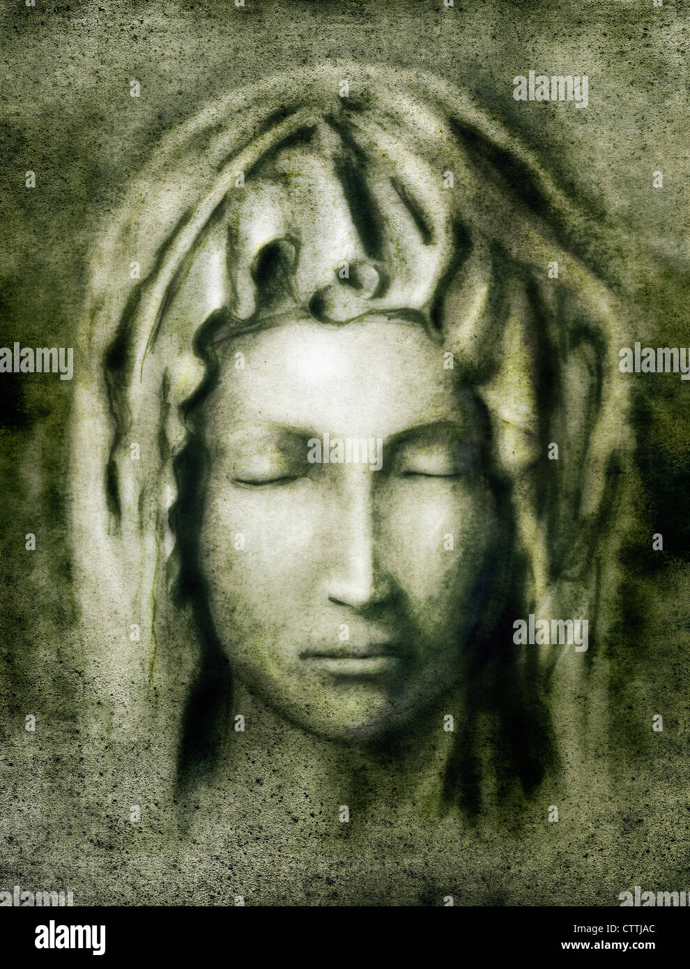 Virgin mary face hi-res stock photography and images - Alamy