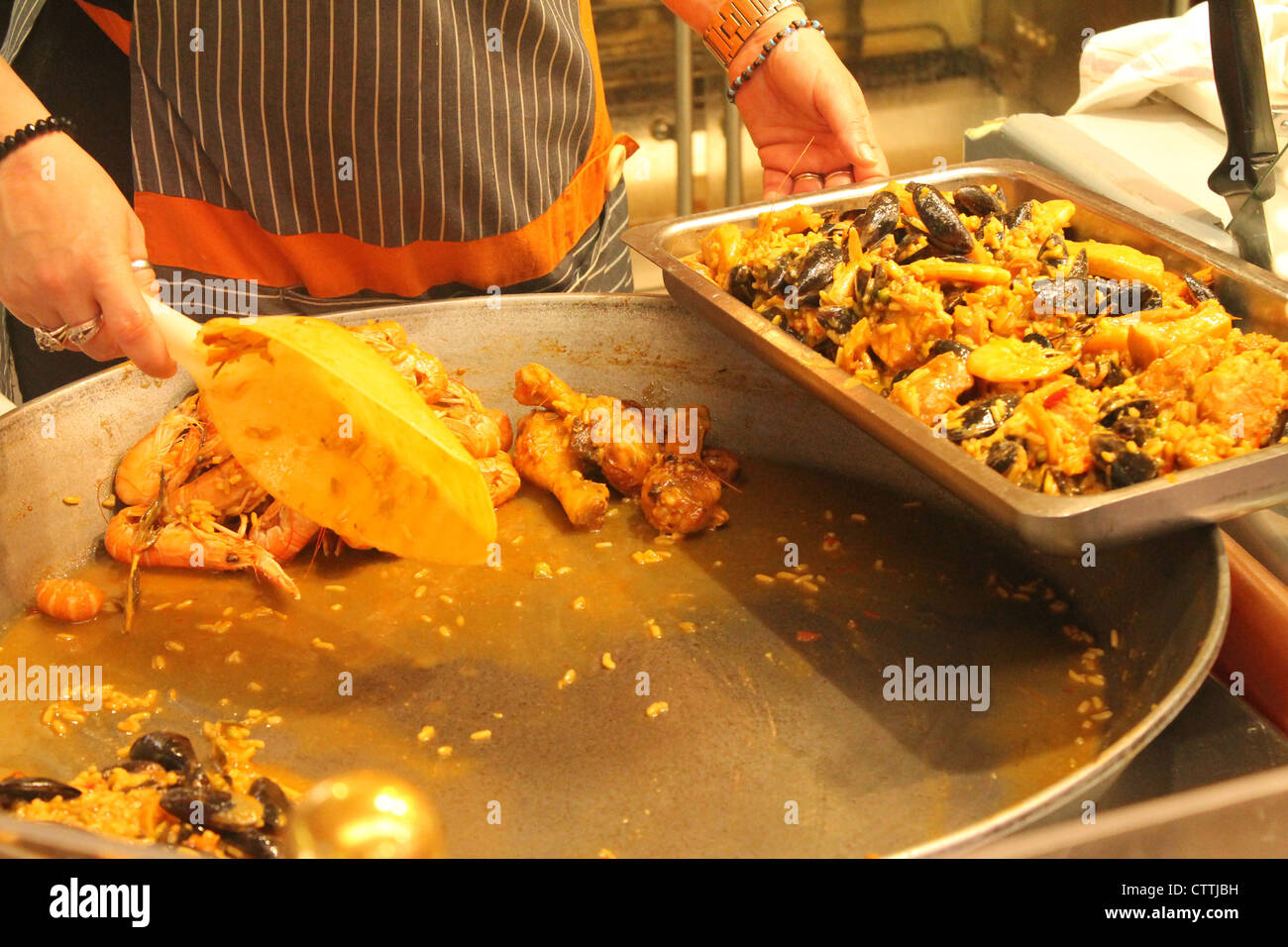 The La Rochelle outdoor and indoor food market Stock Photo - Alamy