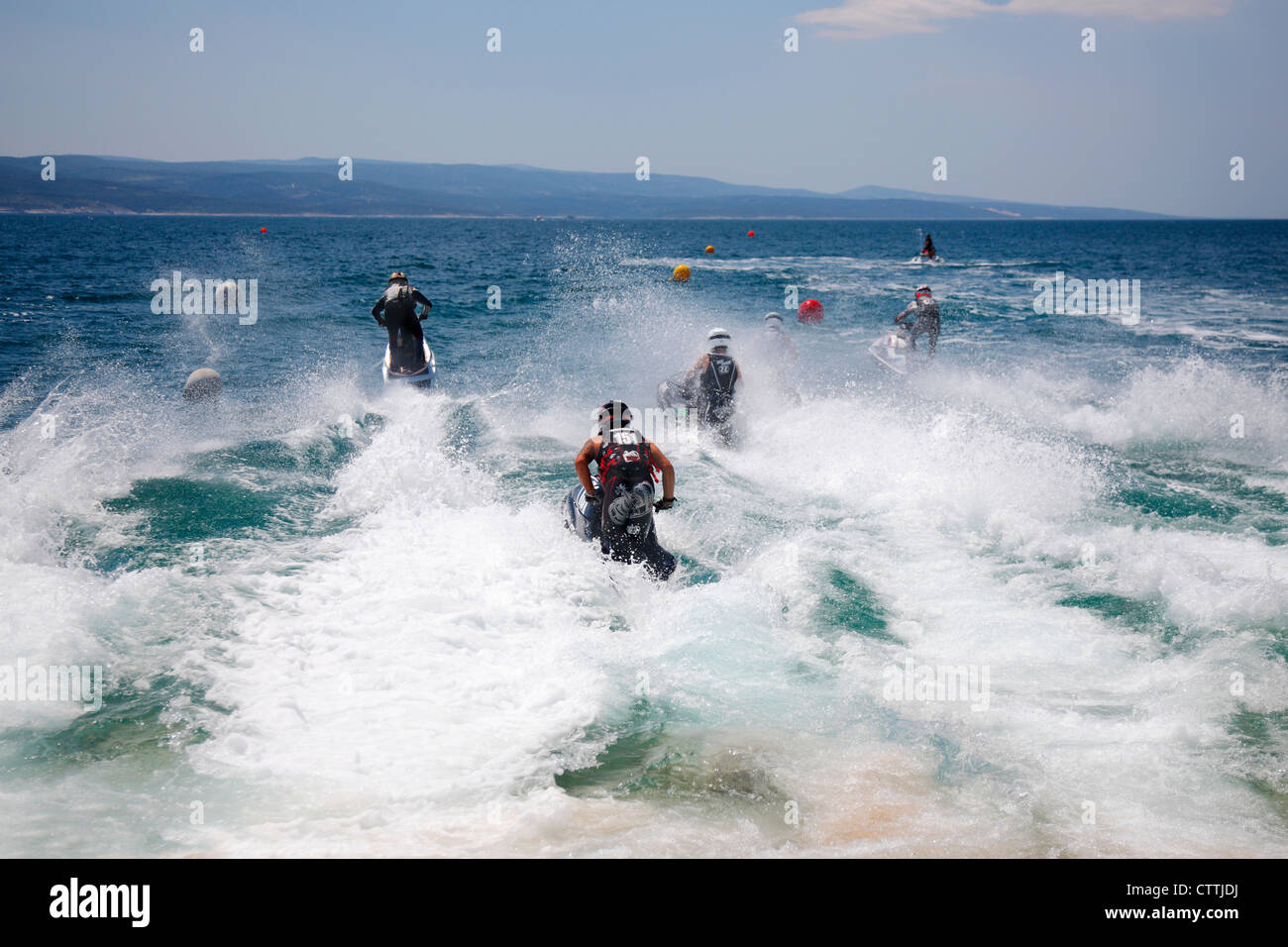 Jet ski competition Stock Photo - Alamy