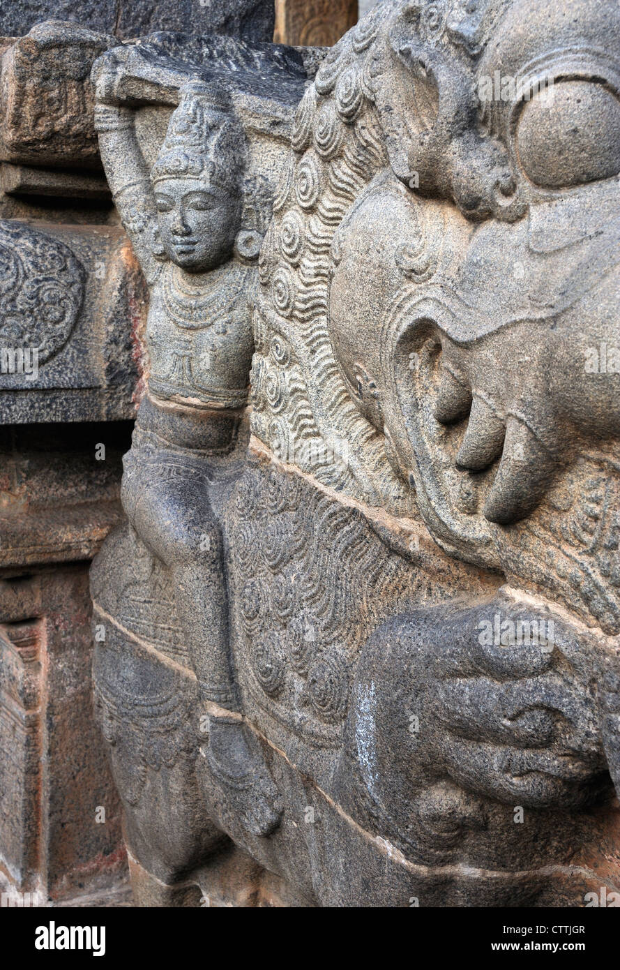 A Brave Soldier Statue, from a Temple Stock Photo - Alamy