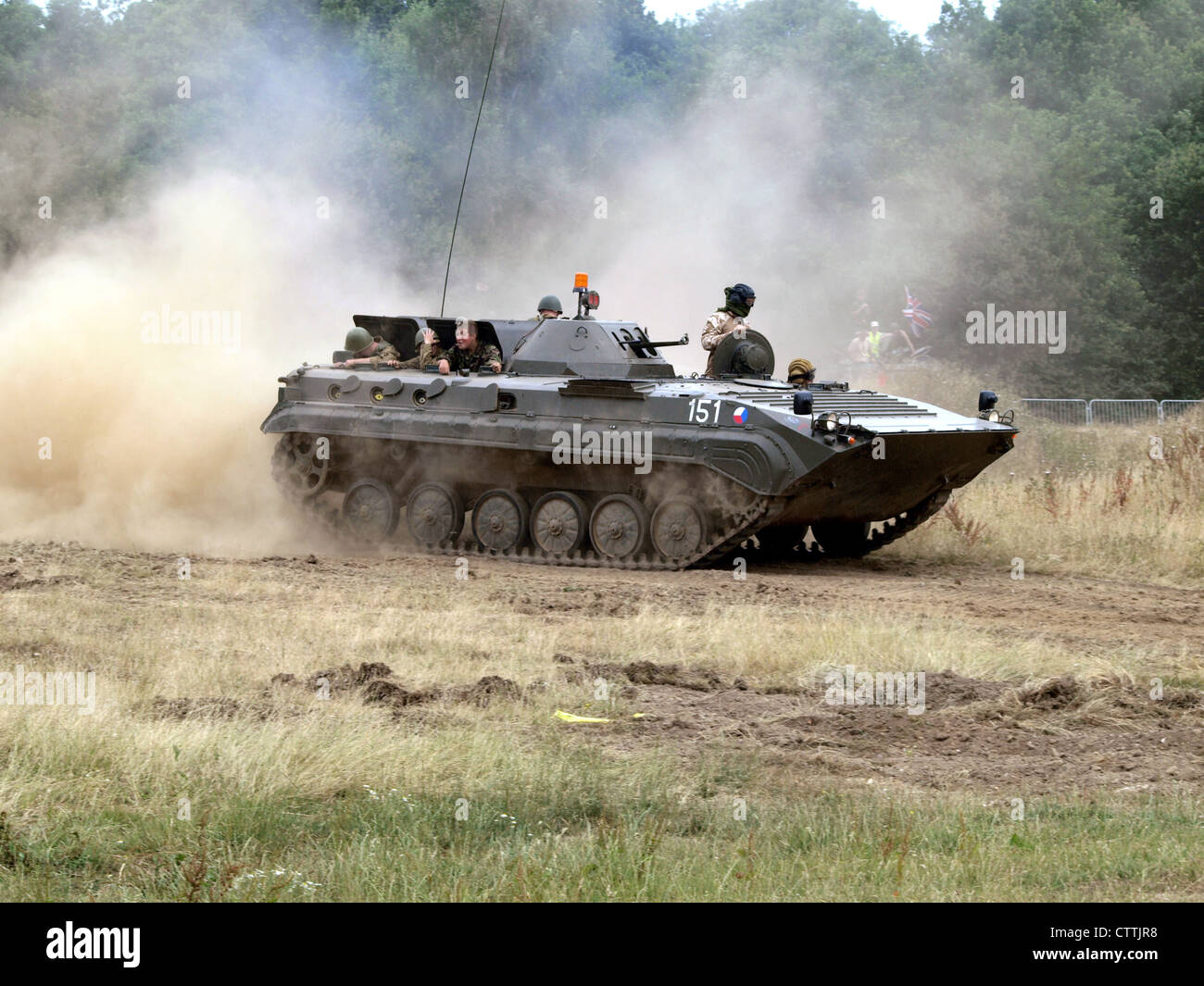 The Czech BVP-1 is an amphibious infantry fighting vehicle used by ...