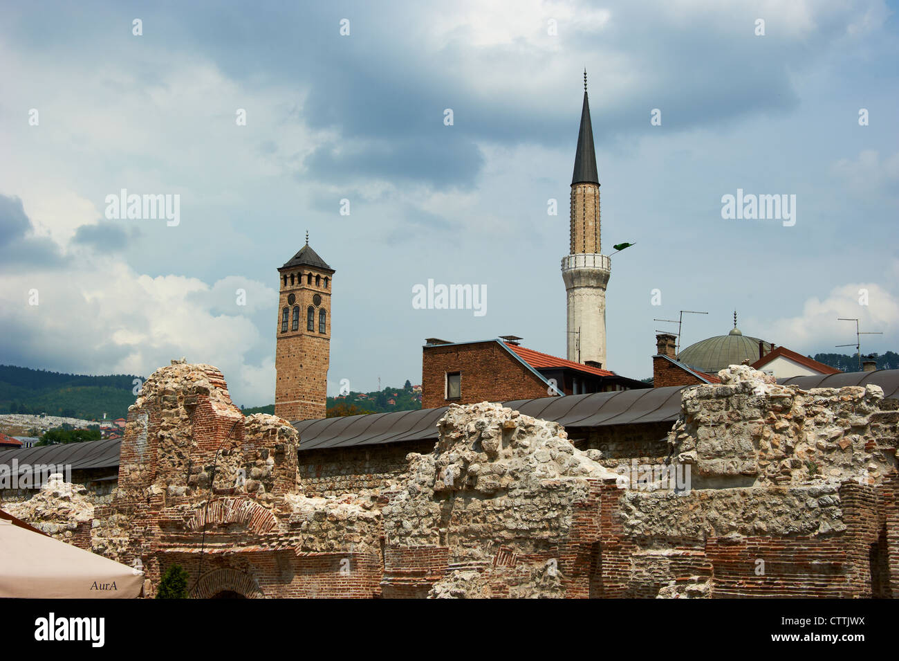 Bascarsija bazaar sarajevo bosnia herzegovina balkans hi-res stock ...