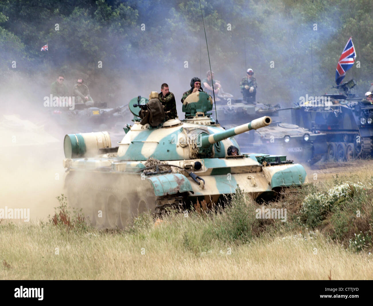 The T-59 MBT (Main Battle Tank) is an armored vehicle designed for ...