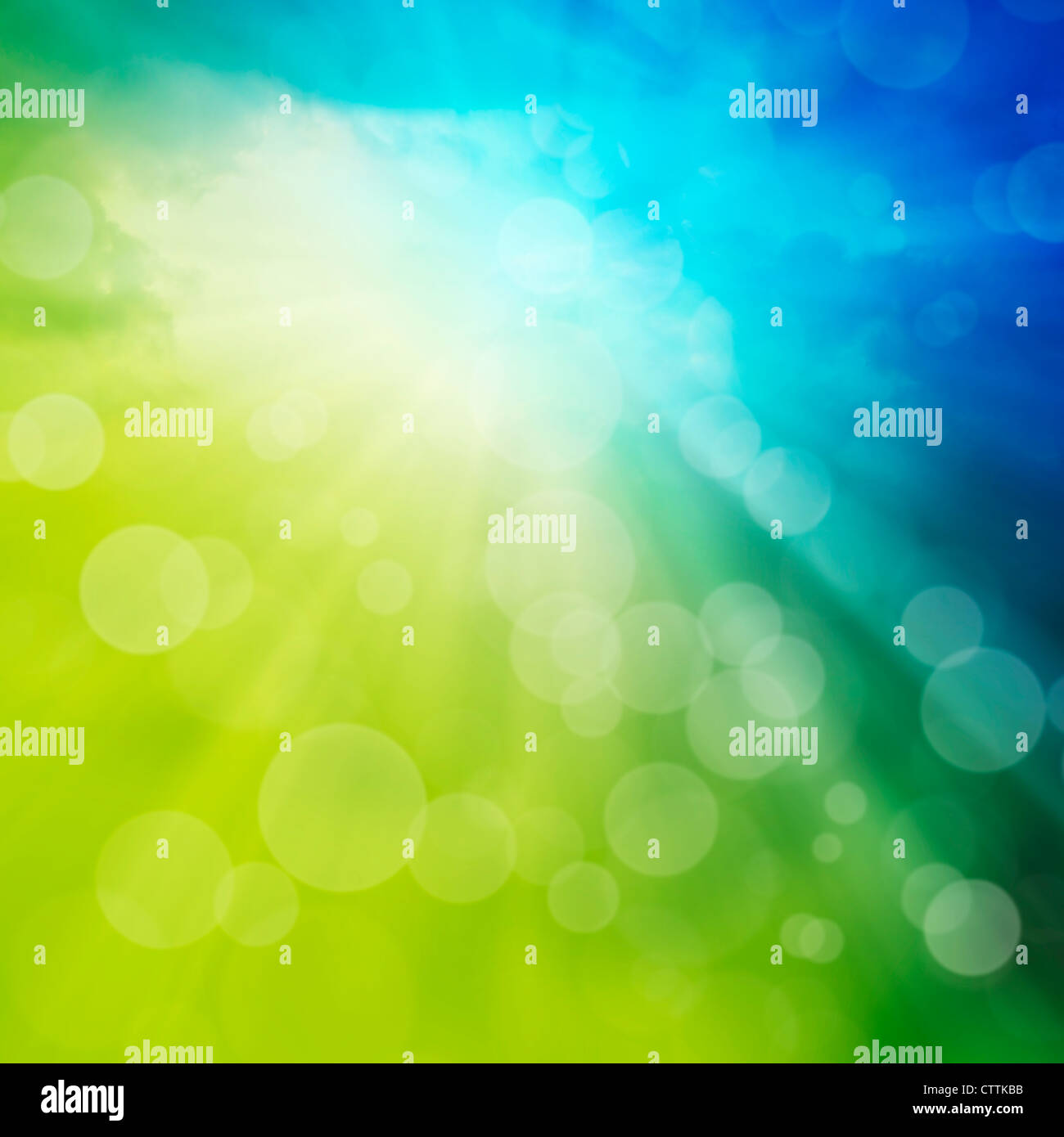 Spring or summer abstract background with bokeh lights Stock Photo - Alamy