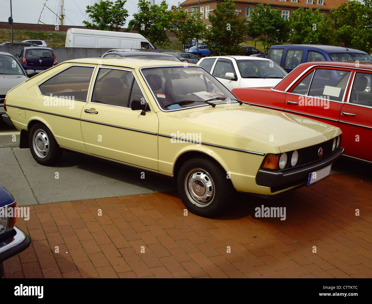 The Volkswagen Passat B1, shown here in yellow, was introduced in the ...