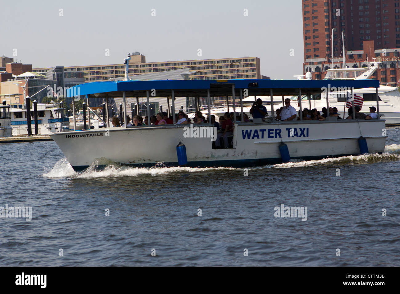 Water taxi Baltimore Inner Harbor Baltimore, Maryland Stock Photo - Alamy