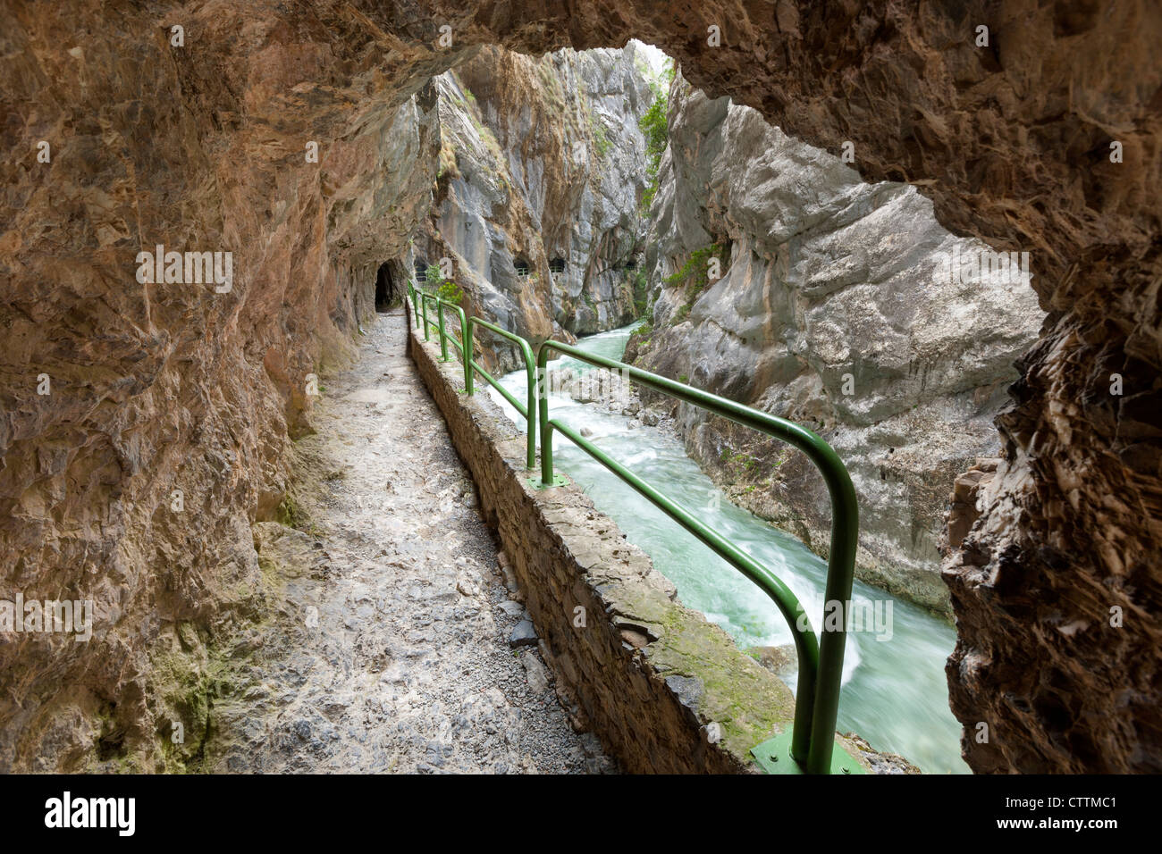 Cares Gorge (Garganta del Cares) footpath, Picos de Europa National ...
