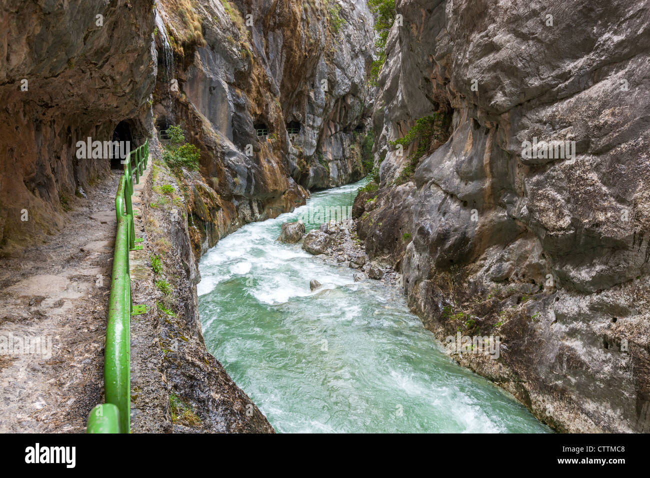 Cares Gorge (Garganta del Cares) footpath, Picos de Europa National ...