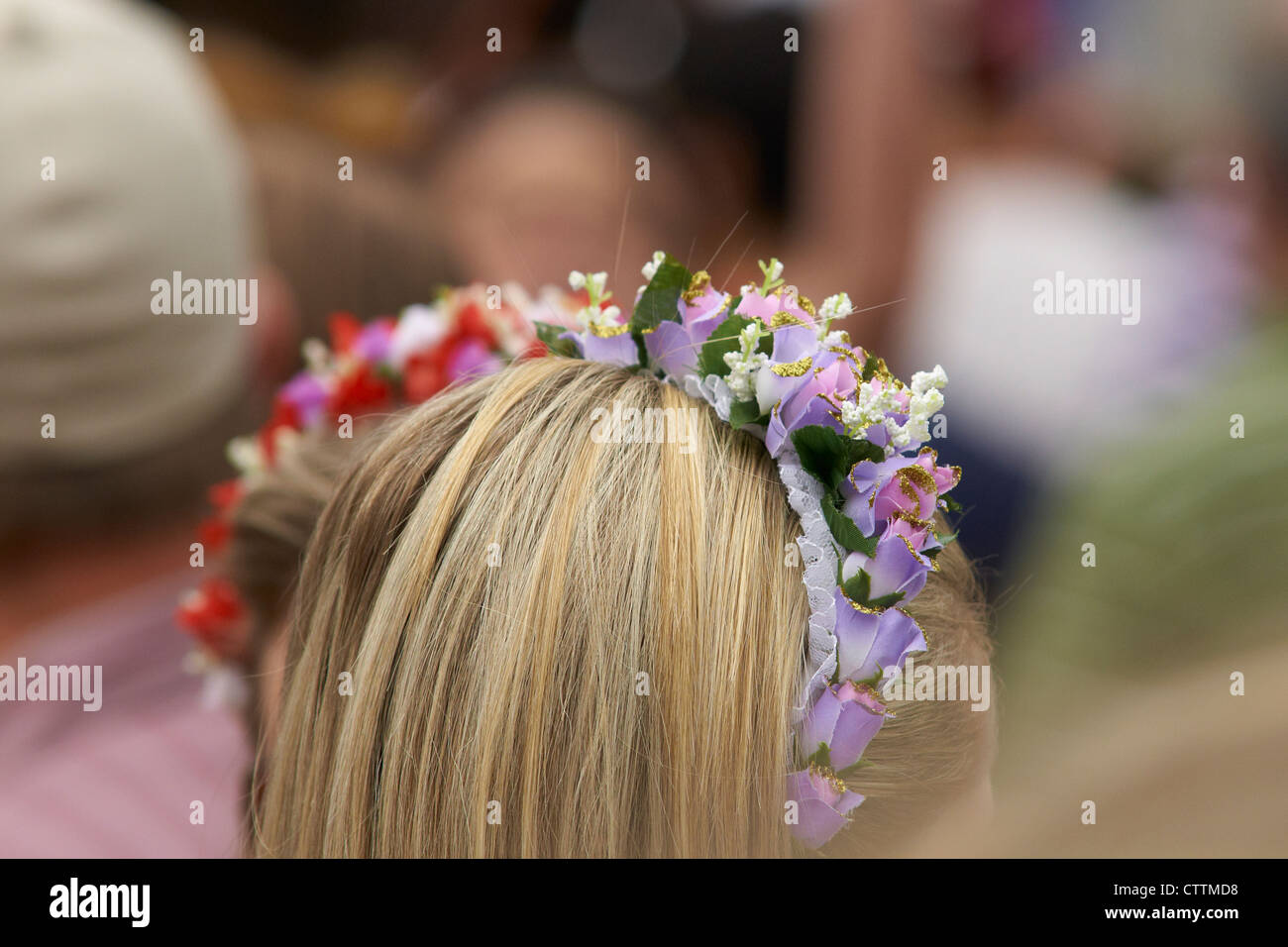 German style hair adornment Stock Photo - Alamy