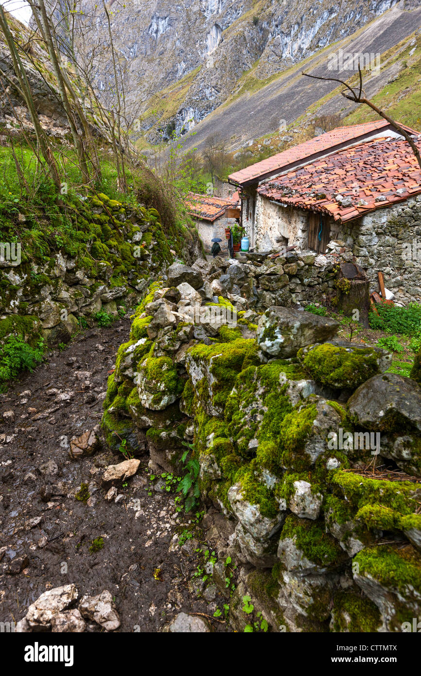 Bulnes (La Villa), Cabrales, Picos de Europa National Park, Asturias ...