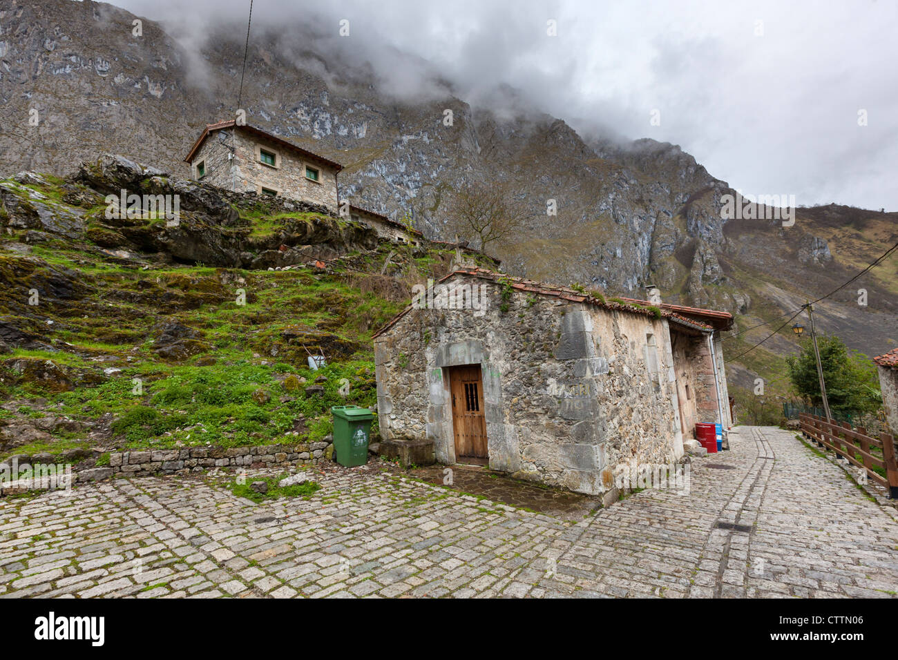 Bulnes (El Castillo), Cabrales, Picos de Europa National Park, Asturias ...