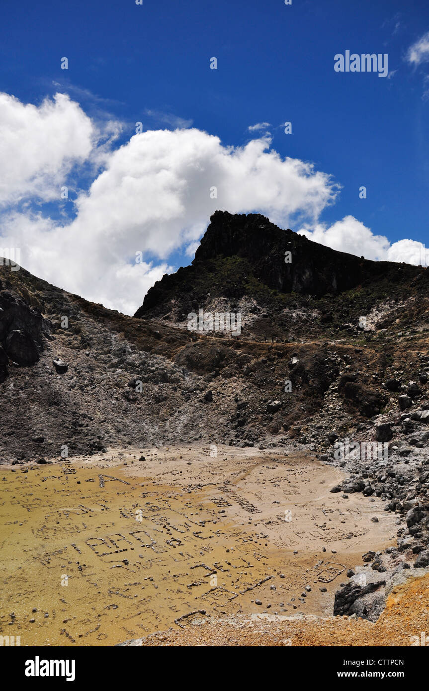 gunung sibayak volcano in north sumatra indonesia Stock Photo - Alamy