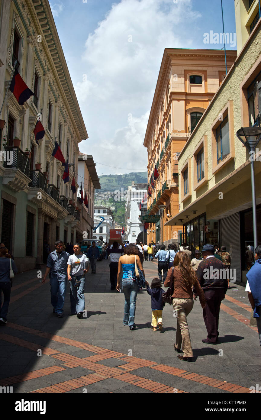 Streets of Quito, Ecuador Stock Photo - Alamy