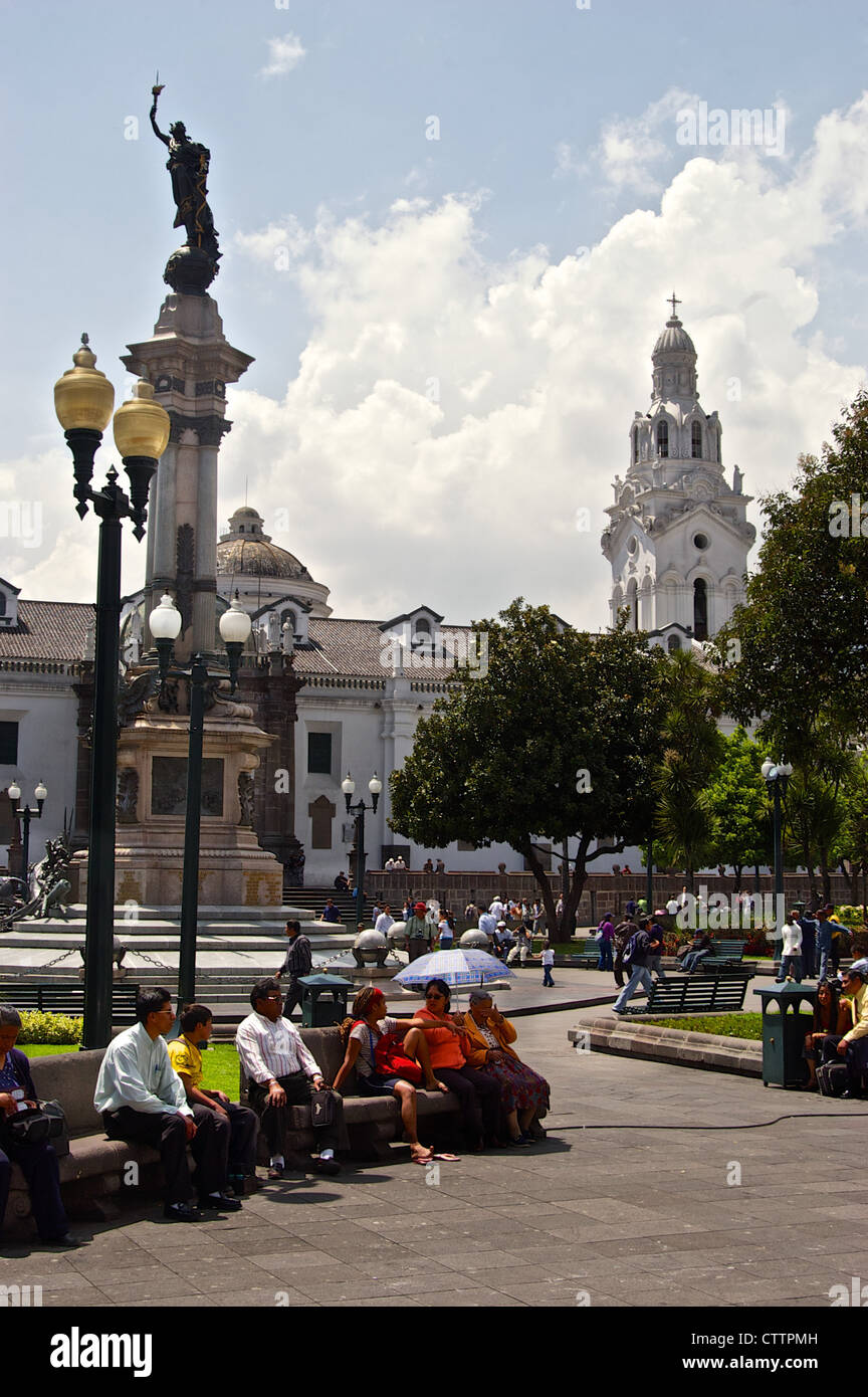 Streets of Quito, Ecuador Stock Photo - Alamy